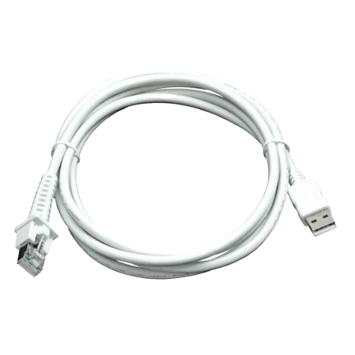 Datalogic 2 Meters USB A Straight White Cable | Intermax