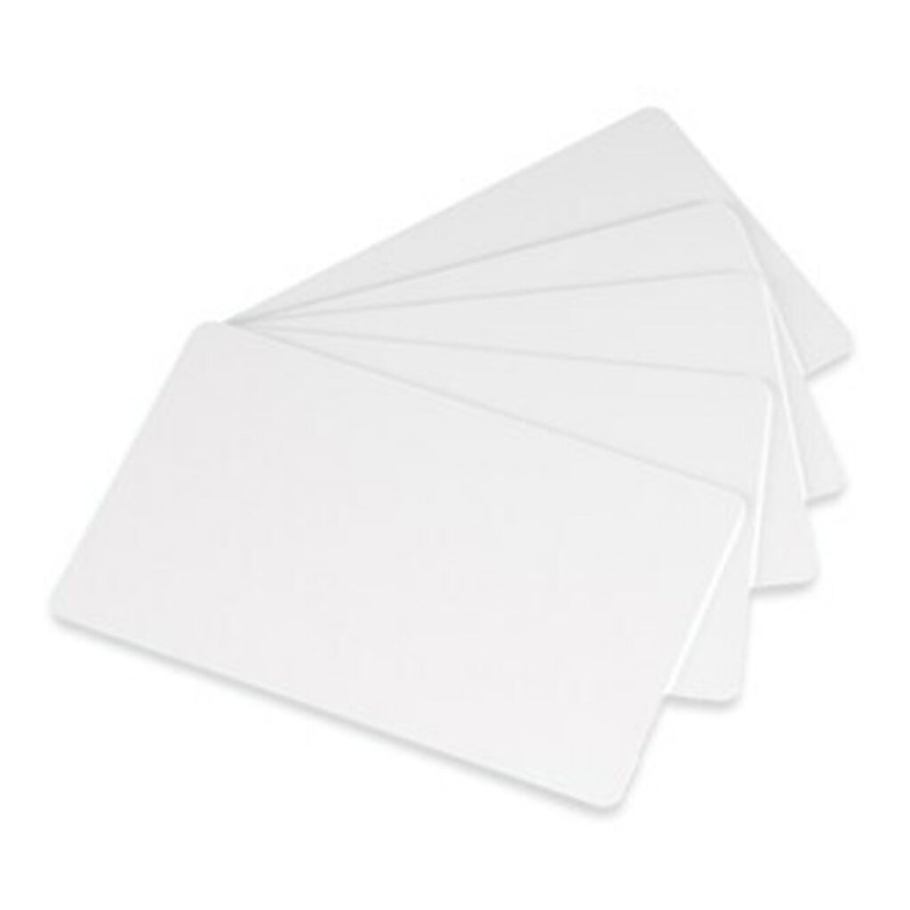 Cards .76mm WiD PVC Plain White CR80 (500 Pack) | Intermax